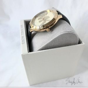 Michael Kors | Accessories | Nwt Authentic Mk Gold Tone Logo Watch ...